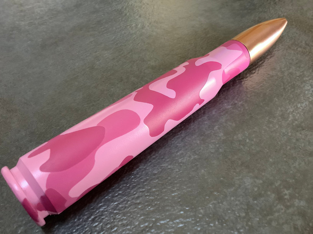 Thin Pink Line Camo 50 Caliber Pen – Custom Casings